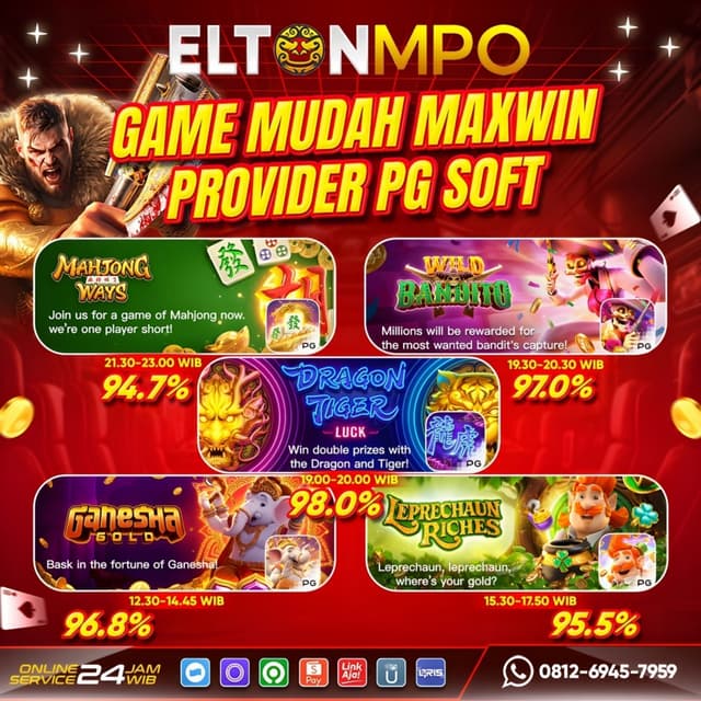 ELTONMPO | REKOMENDASI GAME PG SOFT PALING GACOR HARI INI ! | PDF