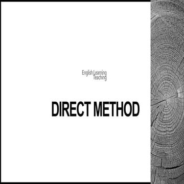 direct method | PPT