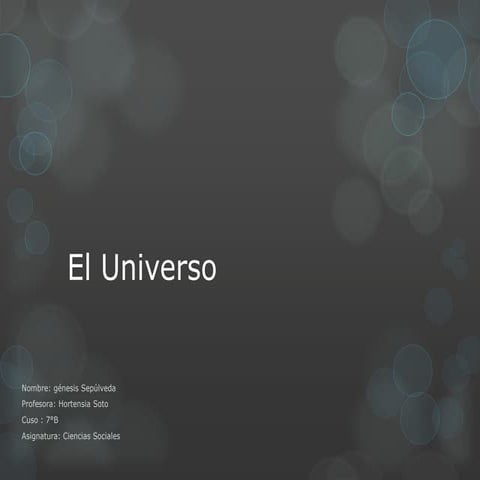 El Universo 4to Grado | PPT