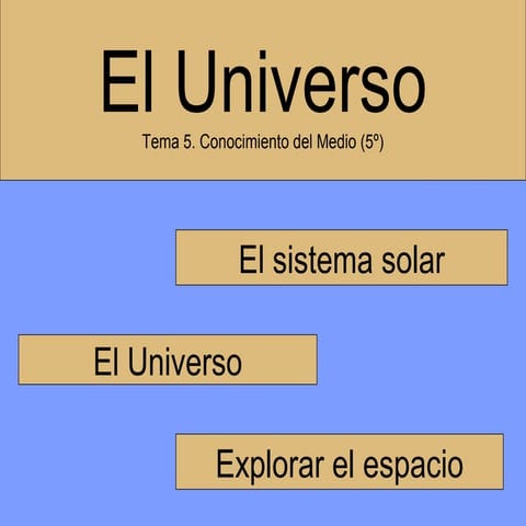 El universo | PPT