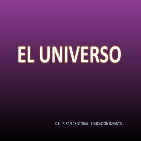 El universo | PPT
