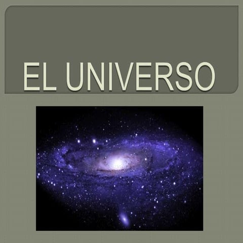 El Universo y sus partes | PPTX