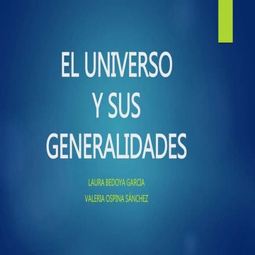 El universo | PPT