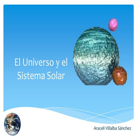 El universo y el sistema solar | PPTX