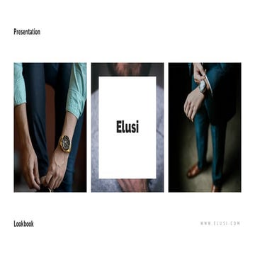 Elusi Presentation : Light Color Theme | PPT