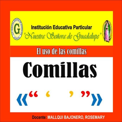 El uso de las comillas | PPT