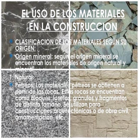 EL USO DE LOS MATERIALES EN LA CONSTRUCCION.pptx