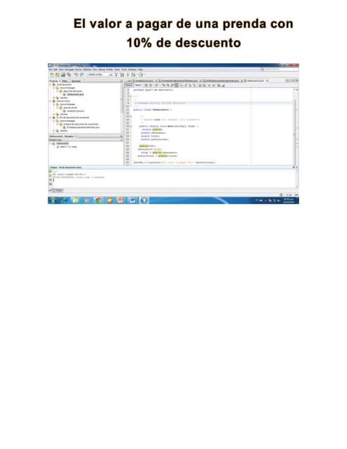 Area de circulo Netbeans | DOCX