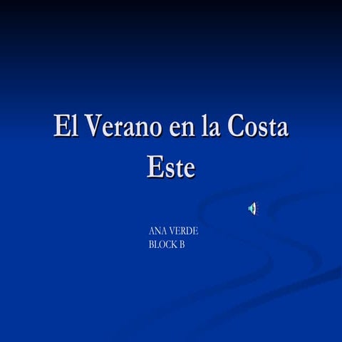 El verano spanish!! | PPT