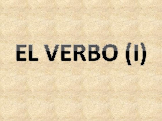 Esquema del verbo | PDF
