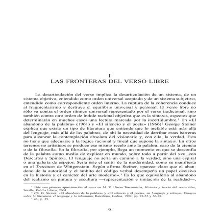 El verso libre | PDF