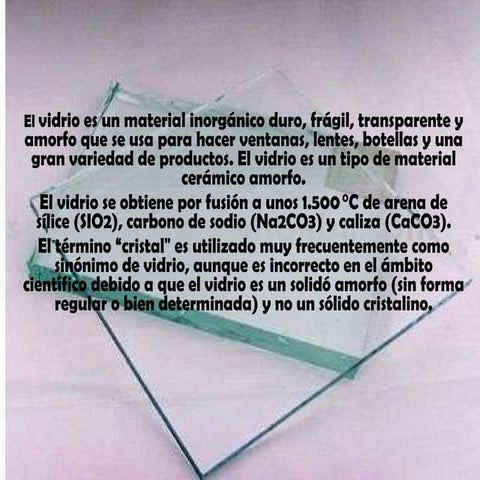 El vidrio de sílice | DOCX