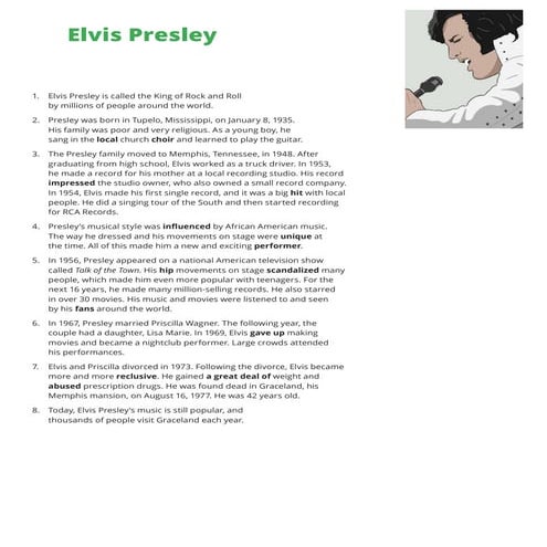Elvis presley | PDF