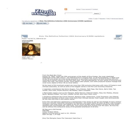 Elvis Presley The Definitive Collection 25th Anniversary 8 Volumes ...