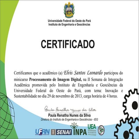 Certificate of poster presentation | PDF