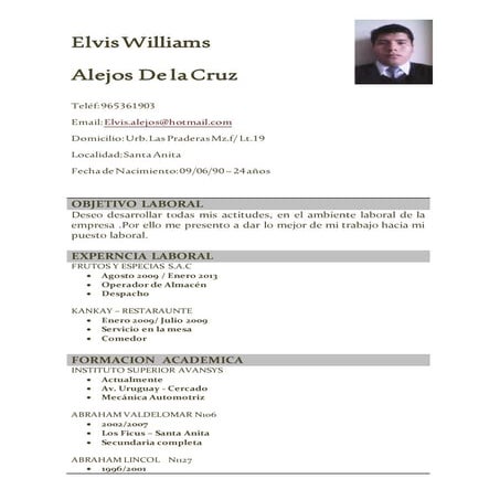 Elvis williams | DOCX