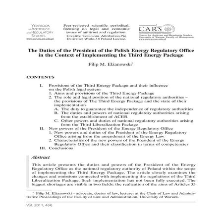 Third Energy Package | PDF