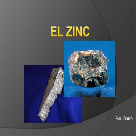 El zinc | PPTX