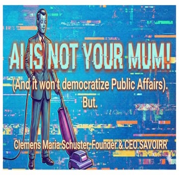 AI is not your mum (Slides Political Tech Summit Berlin 2026) | PPTX