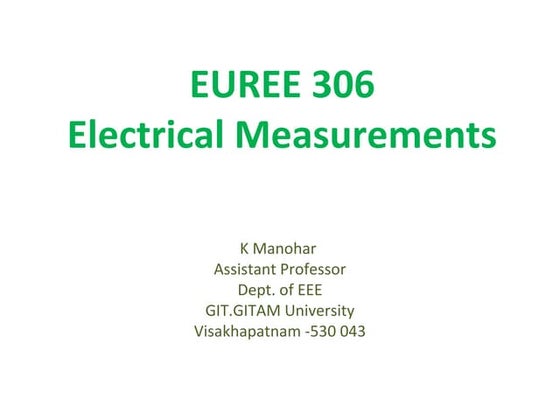 Meter Forms: Wiring and Uses | PPTX