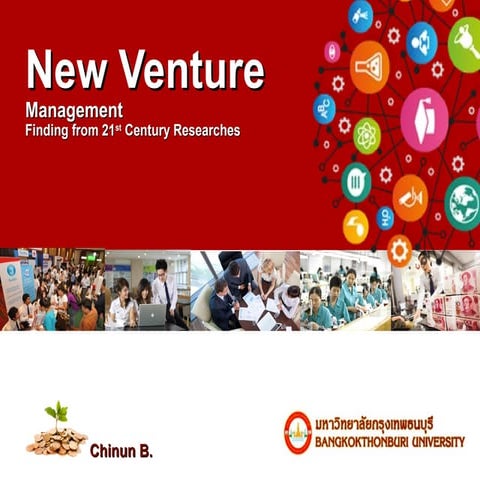 New Venture Management Finding from 21st Century Researches (TH) | PPT
