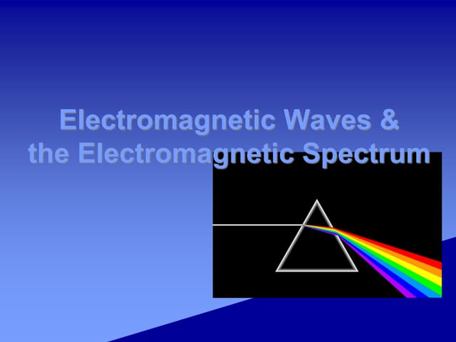 Electromagnetic waves | PPT