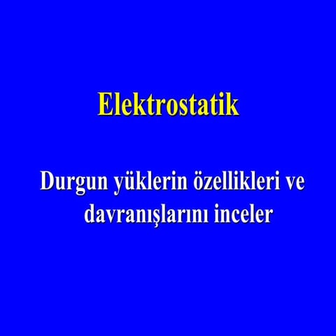 Elektro Statik | PDF