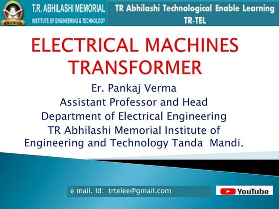 Electrical Machine 1 | PPT