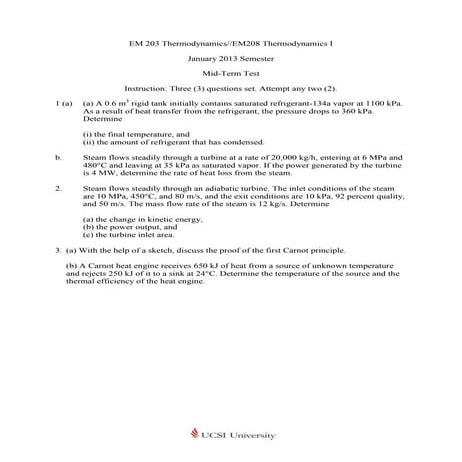 Em 203 Em208 Midterm Test Solution Docx