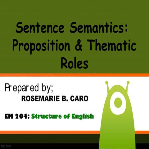 Em 204 semantics | PPT