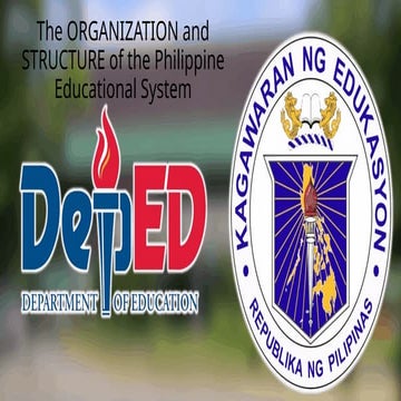 Basic Education System: DepEd Organizational Structure | PPTX