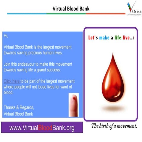 Virtual Blood Bank | PPTX