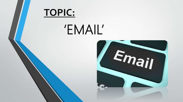 Email ppt | PPT