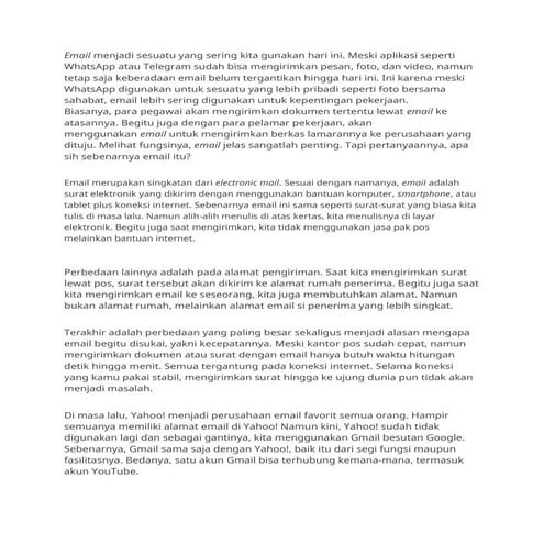 SURAT ELEKTRONIK | PDF