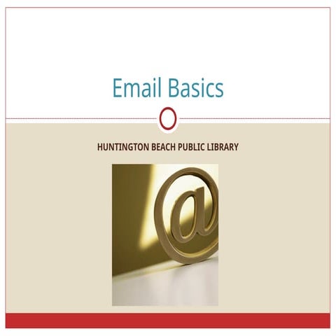 Email basics | PPTX