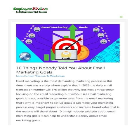 email-marketing-goals | PDF