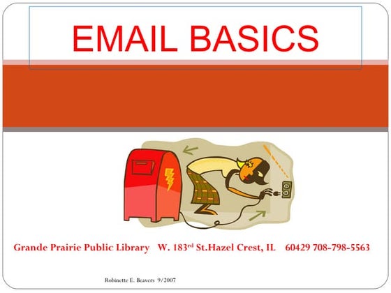Email basics | PPTX | Email | Internet
