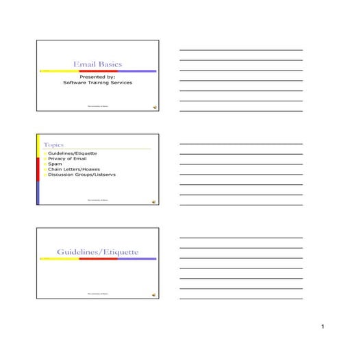 Email Basics Handout | PDF