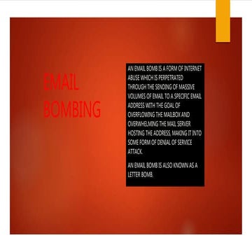 Email bombing | PPT