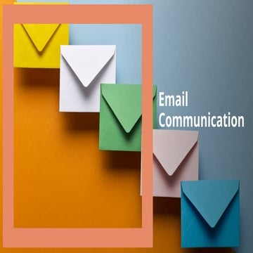 Email Communication for introduction to digi tools | PPTX
