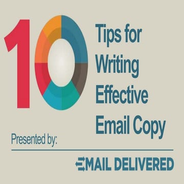 10 Tips for Writing Effective Email Copy | PPTX | Email | Internet