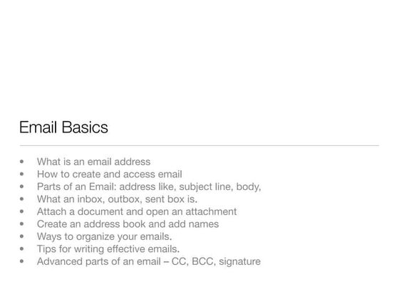 Gmail introduction | PPTX | Internet for Beginners | Internet