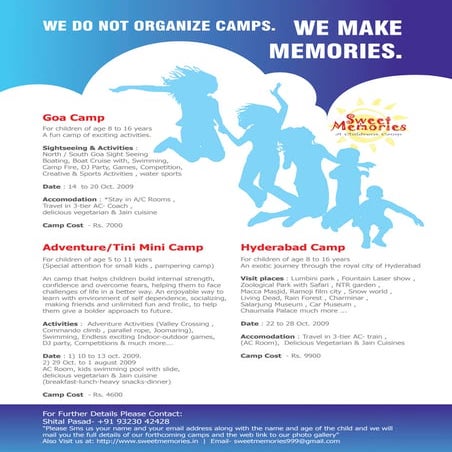 Christmas Camp For Children | PDF | Travel