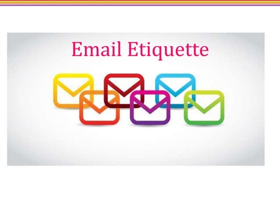 Email Etiquette PPT | PPT