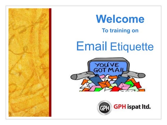 Email Etiquette PPT | PDF