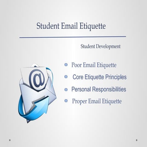Email Etiquette | PPT | Educational Assessment | Education