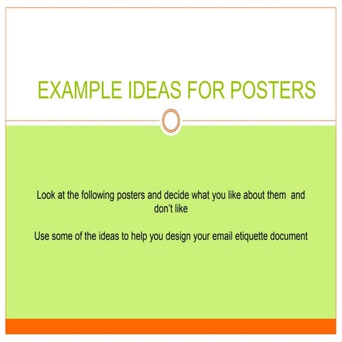 Email etiquette posters | PPTX