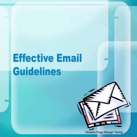 Effective email communication | PPSX