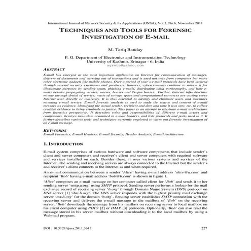 Email forensic | PDF