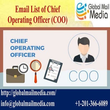 Email list of chief operating officer (coo) | PPT